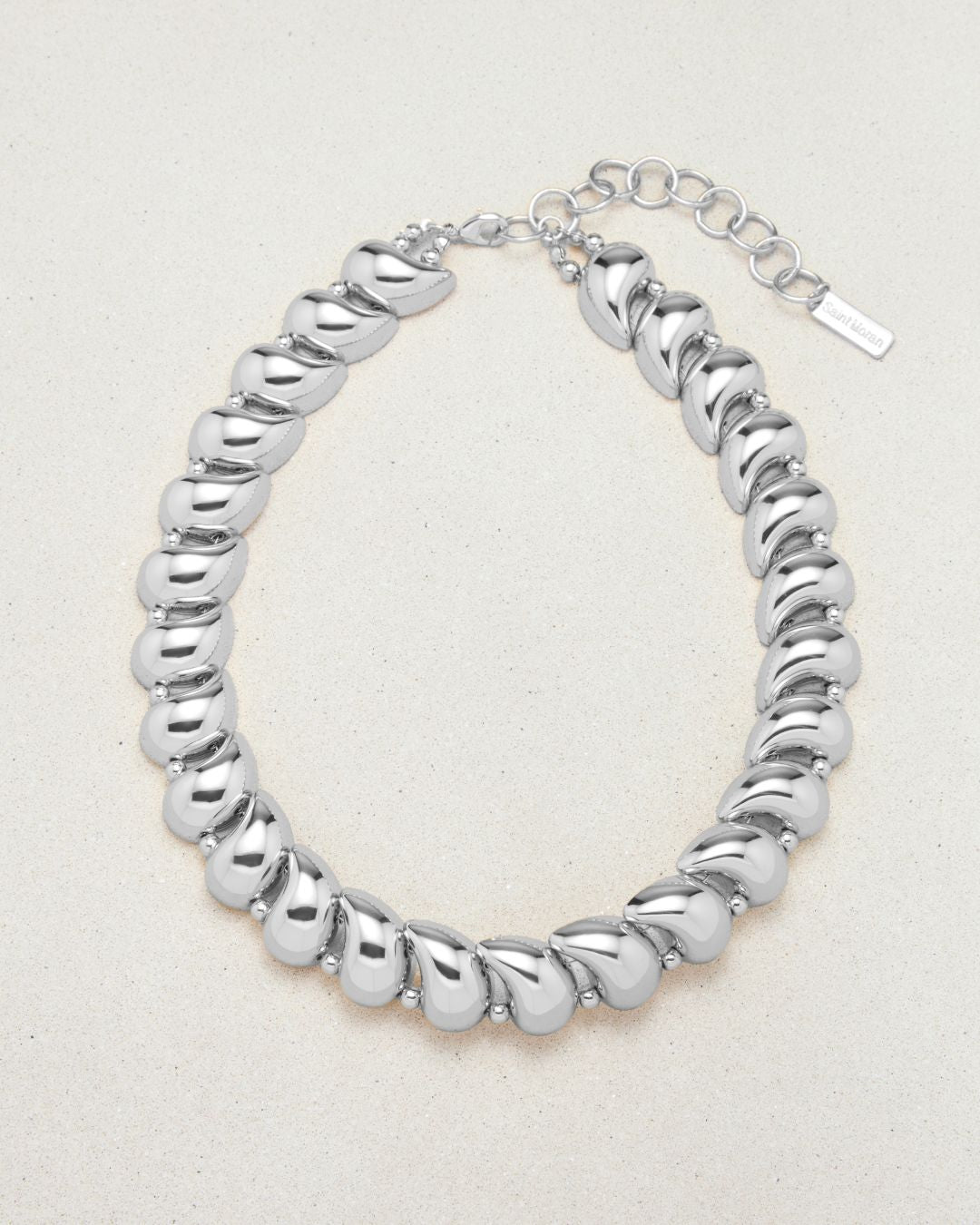 ZAHA NECKLACE SILVER - st. Moran